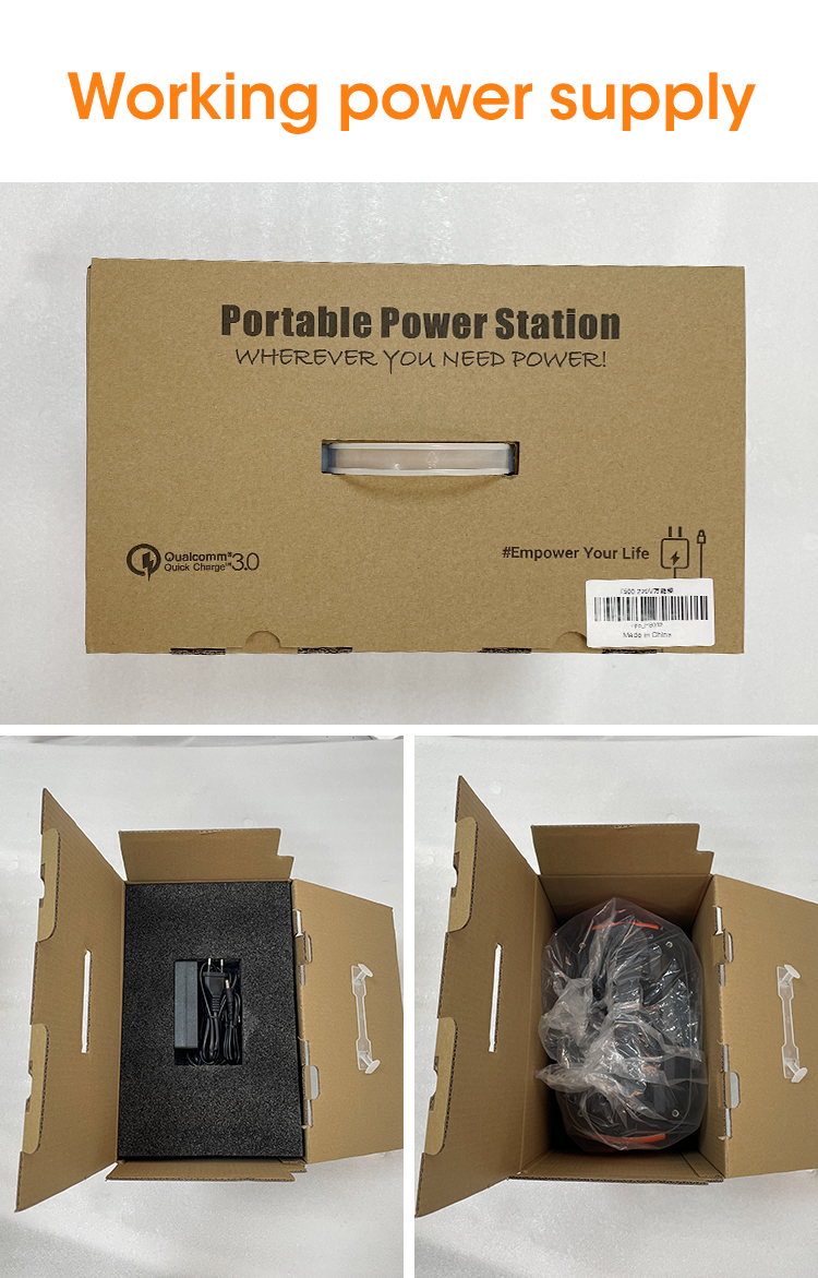 T500 500W 486Wh Backup Lithium battery Solar Powered Generator Portable ...