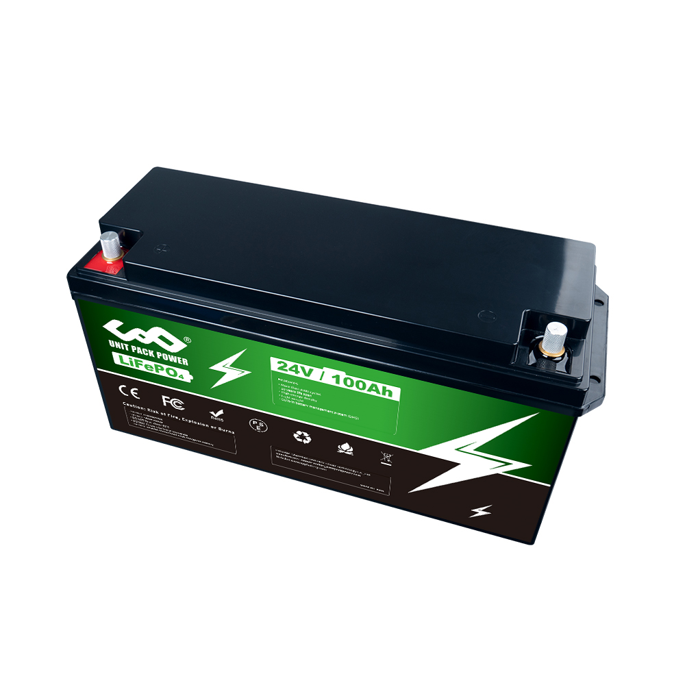 U203 24V 100AH BMS100A 2400Wh 8S1P LiFePo4 Lithium Iron Ebike Battery ...