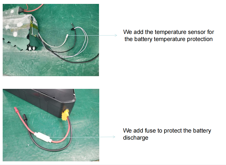 Triangle battery P101 52V 72V 20-30AH BMS50A LG5000 with 4A Charger for ...