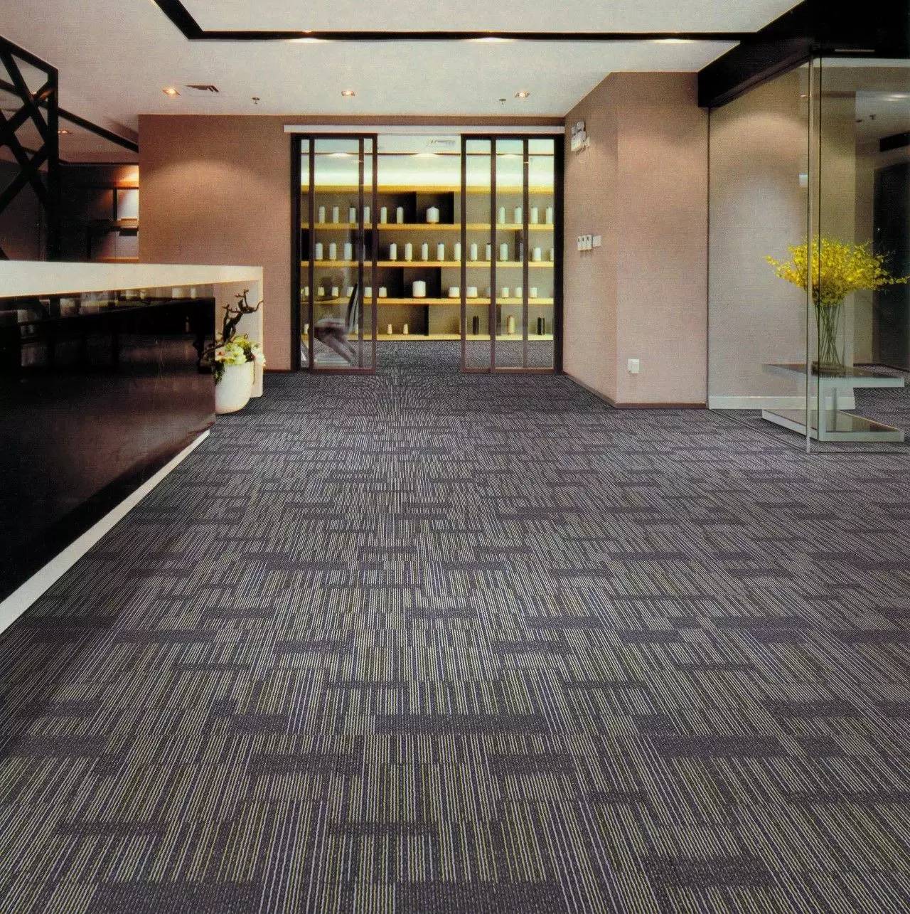 New design carpet tiles office room carpet tiles 50*50 Guangzhou stock