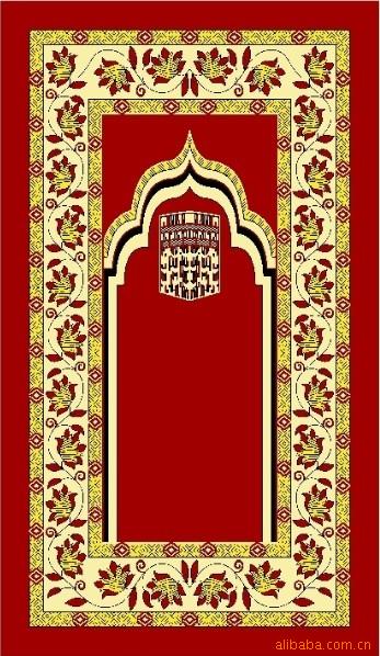 Hot Sale Pattern Customized Mosque Prayer Carpet For Prayer Room