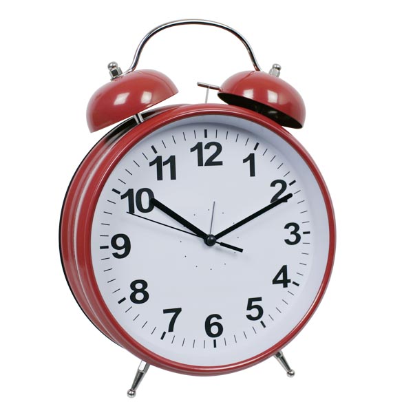 basic double bells alarm clock