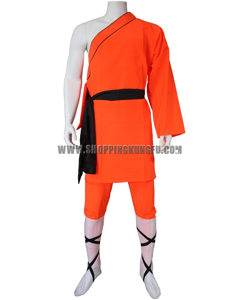 Classic One-sleeve Shaolin Monk Daily Training Suit Martial arts Wushu ...