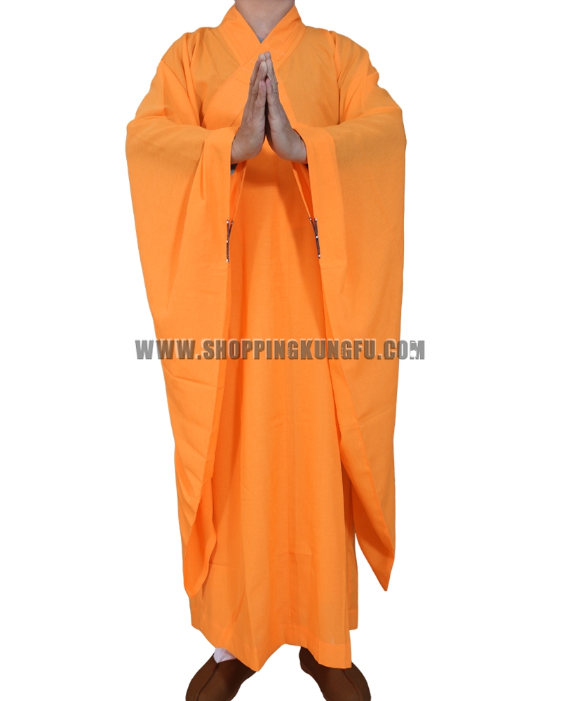 Extra-wide Sleeves Shaolin Buddhist Monk Dress Haiqing Robe Meditation ...