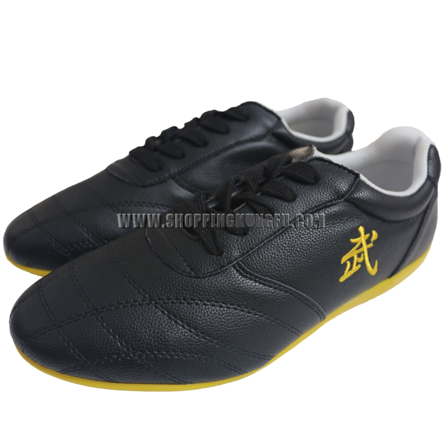 Soft Cow Leather Chinese Kung fu Shoes Tai chi Wushu Martial arts Sneakers