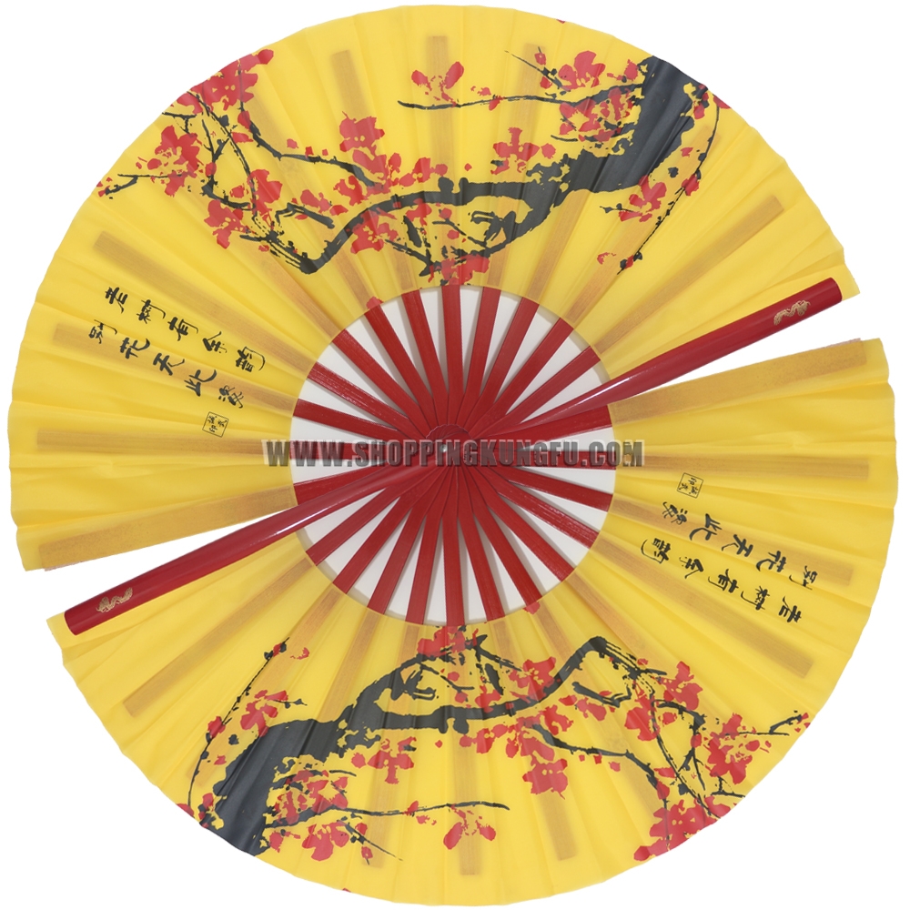 high quality Chinese bamboo Tai chi Fans Martial arts Training Equipment
