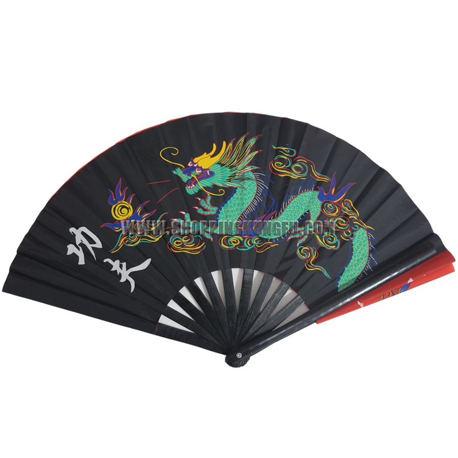 Double Faced Bamboo Chinese Kung fu Fans Wushu Tai chi Fan