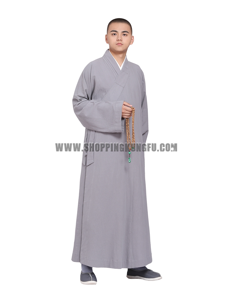 Cotton Buddhist Monk Dress Shaolin Robe Meditation Suit Kung fu Uniforms
