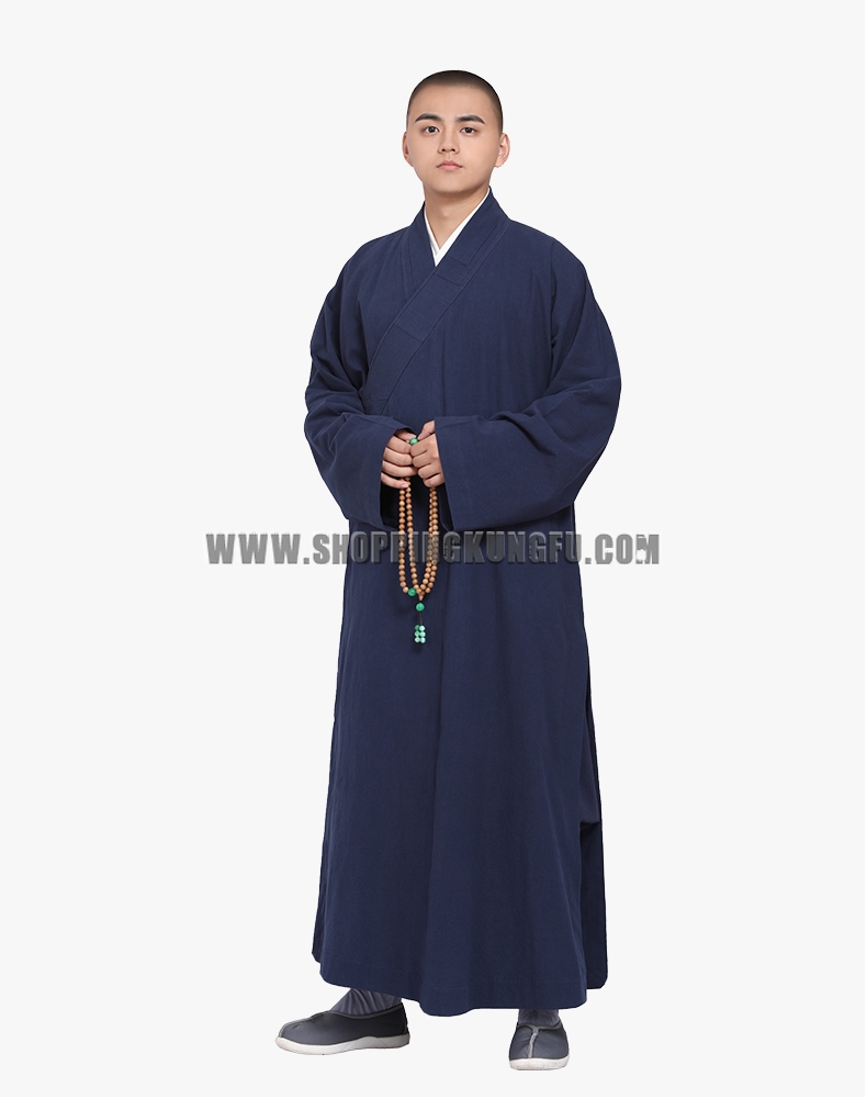 Cotton Buddhist Monk Dress Shaolin Robe Meditation Suit Kung fu Uniforms