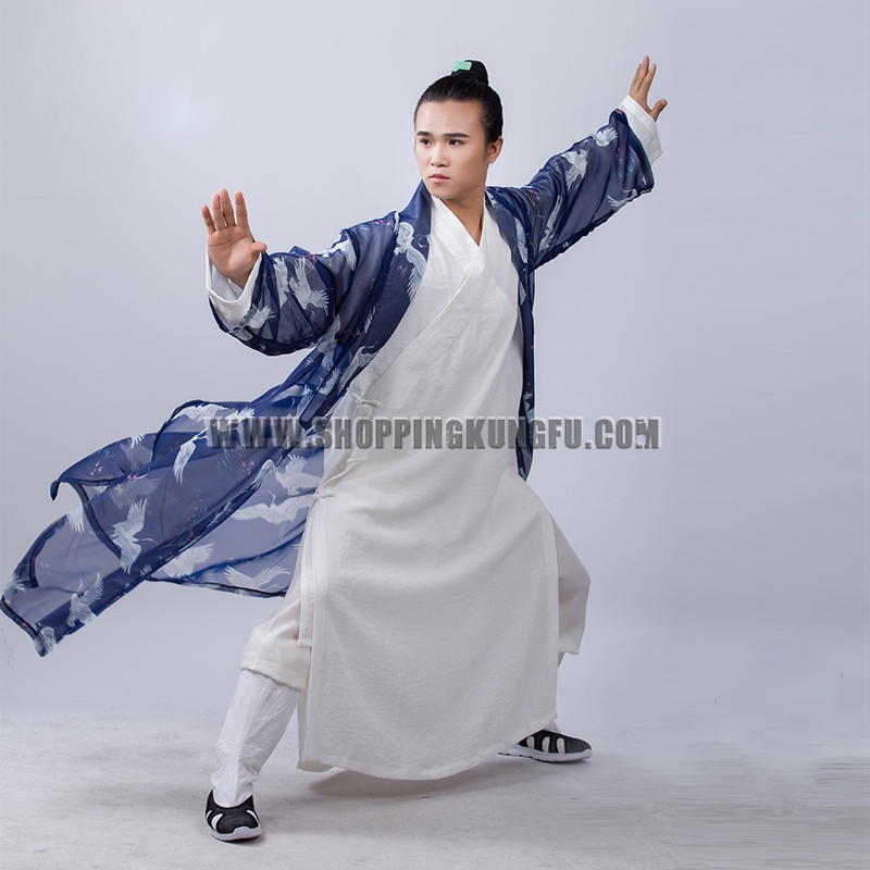 Wudang Outer Coat Veil for Tai Chi Uniform Taoist Robe