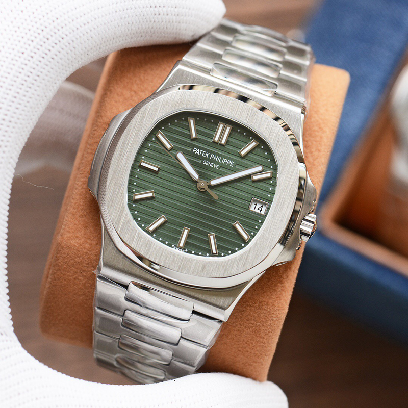 Patek- Philippe Olive green,Nautilus