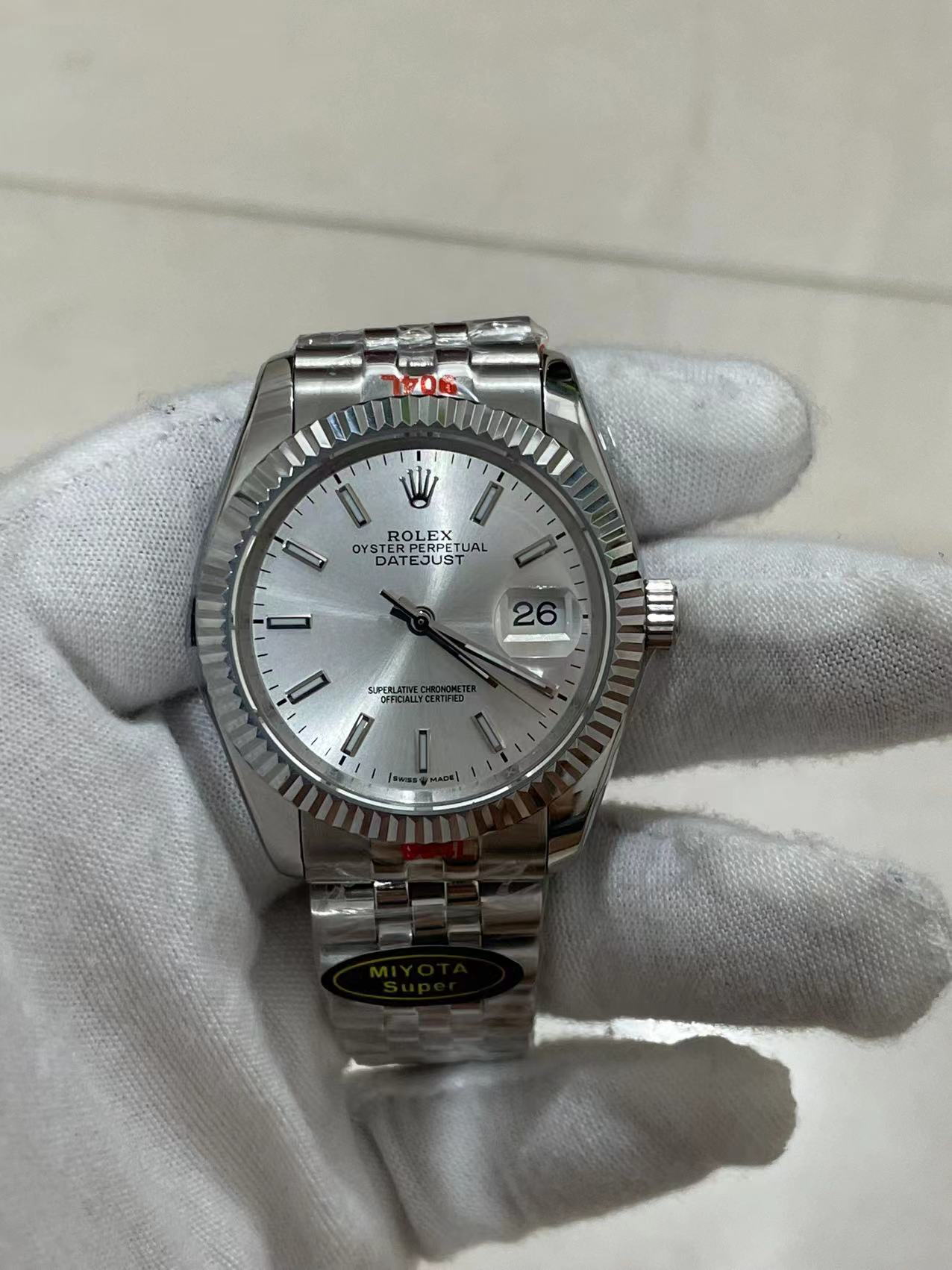 36mm datejust with new link miyota movement,datejust