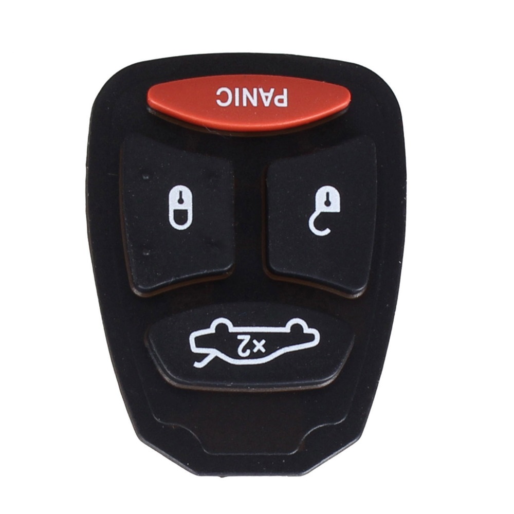 CS015015 Remote Key Fob Replacement 4 Button Rubber Pad Repair Key ...