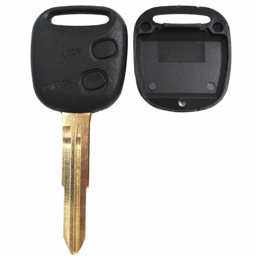 CS090001 2 Buttons Replacement Car Key Blank Fob Key Case Remote Key ...