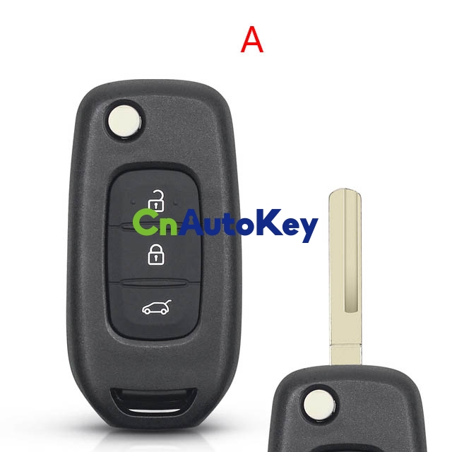 CS010036 2/3 Buttons Flip Folding Remote Car Key Case Shell For Renault ...