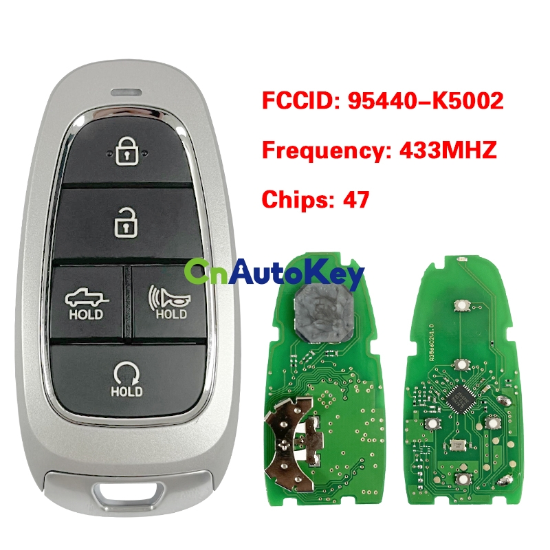 CN020253 5 Buttons 433 MHz HITAG3 ID47 Chip For Hyundai Santa Cruz 2022 ...