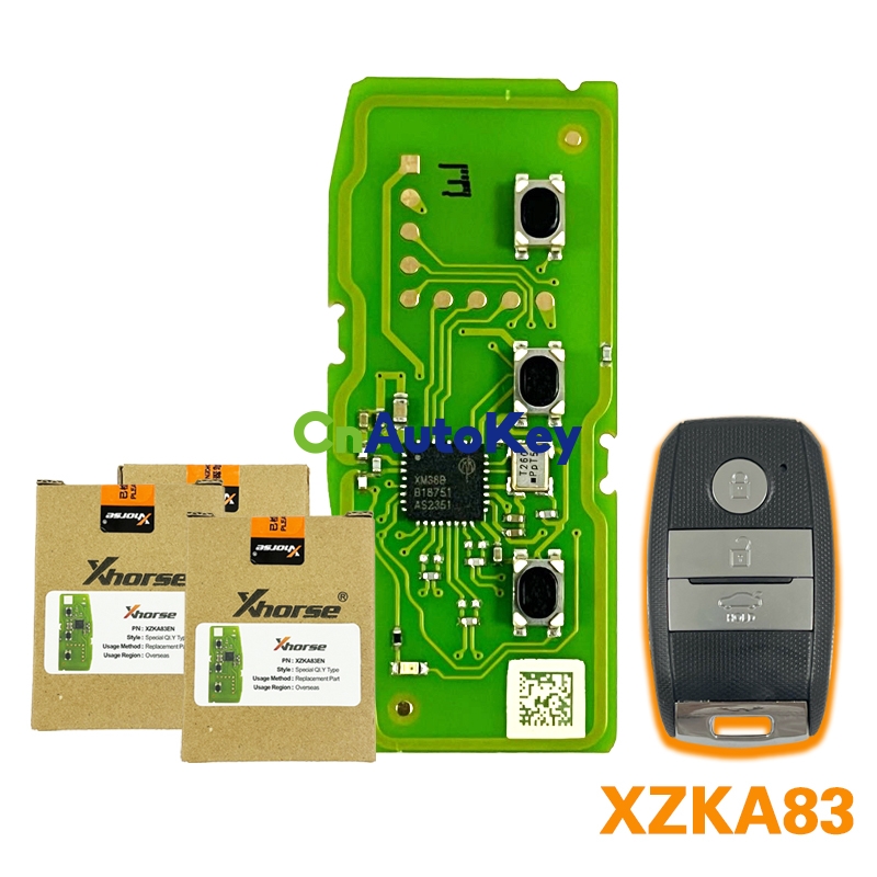 Xhorse XZKA83EN Hyundai / Kia Smart Key 3 Buttons PCB Board for VVDI ...