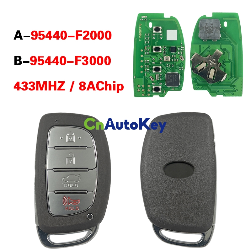 CN020148 Hyundai Elantra 2016-2018 Proximity Smart Key CQOFD00120 95440 ...