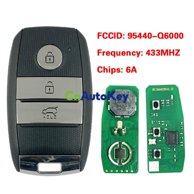 CN051128 Genuine KIA Seltos 2020 Smart Remote Key 3 buttons 433MHz FCC ...