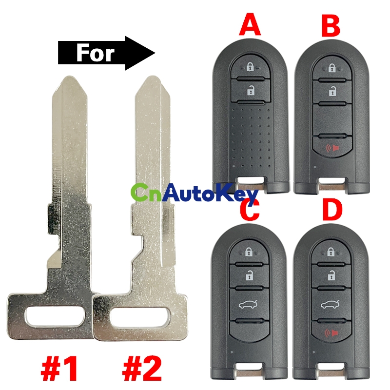 CS007155 Suitable for Toyota 2/3/4 key intelligent remote control key ...