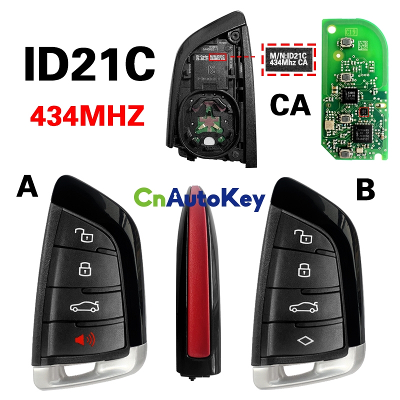 CN007372 Original 2021-2025 Toyota Supra Smart key 4 Button FCC ID ...