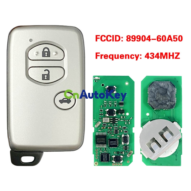 CN007174 For Toyota Land Cruiser Prado 2010+ Smart Key, 3Buttons, B74EA P1 98 4D-67 Chip, 434MHz ...