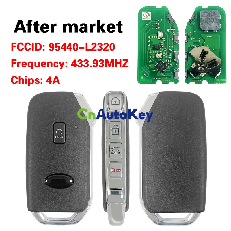 CN051216 KIA K5 2021 Smart Remote Key 4+1 Buttons 433MHz 95440-L2320 ...