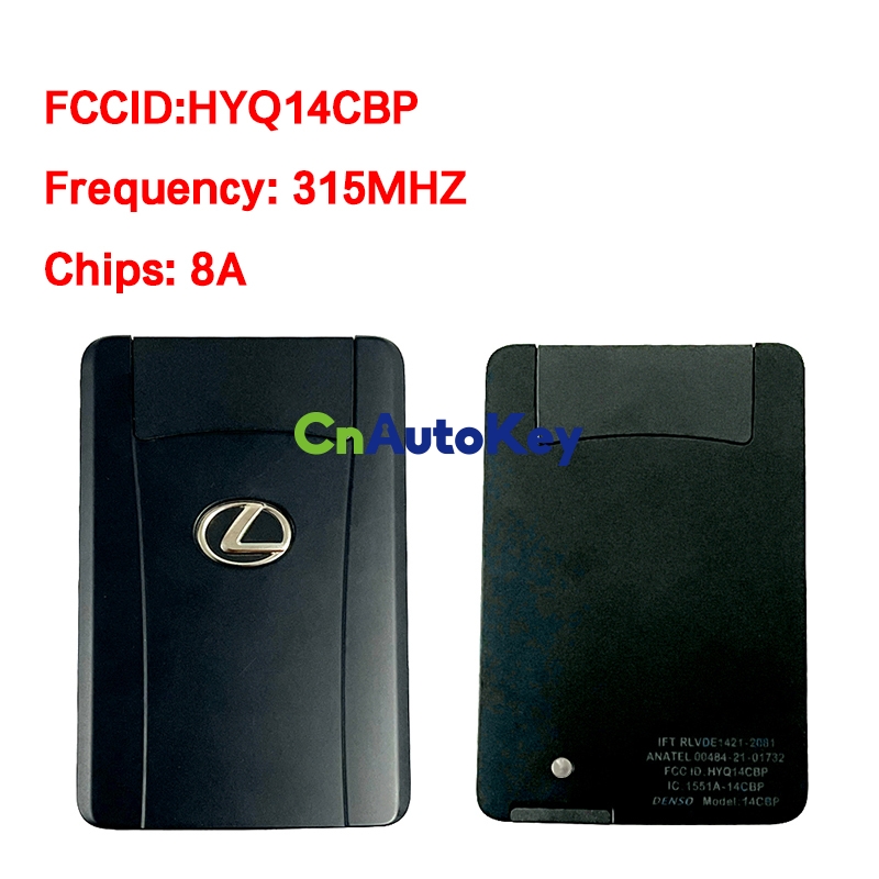 CN052079 OEM unlocked LEXUS HYQ14CBP smart card key keyless entry ...