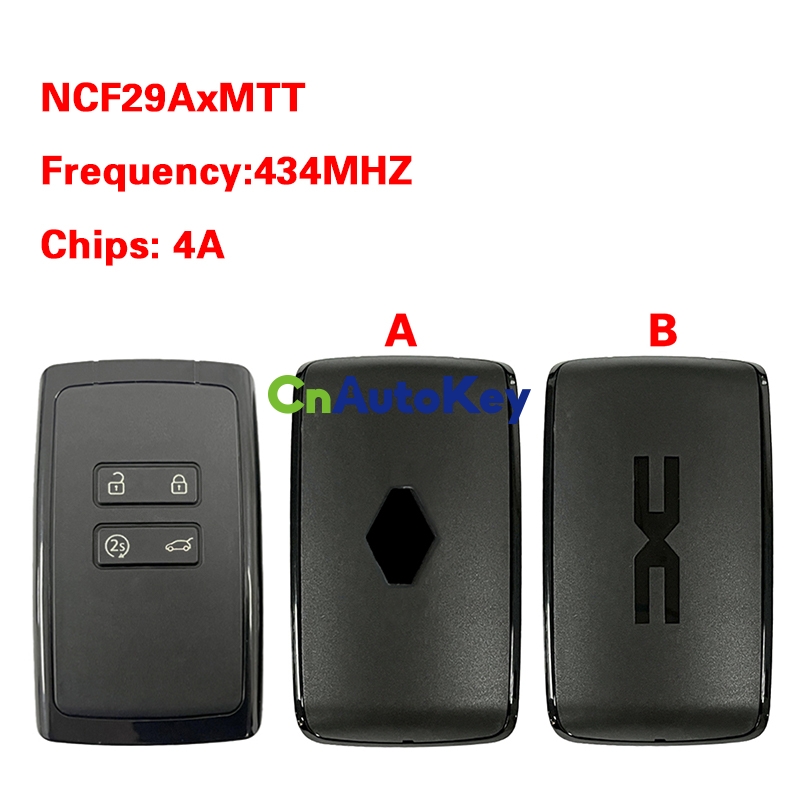 CN010090 Smart Card for Renault Megane 4Talisman for dacia 4 Buttons ...