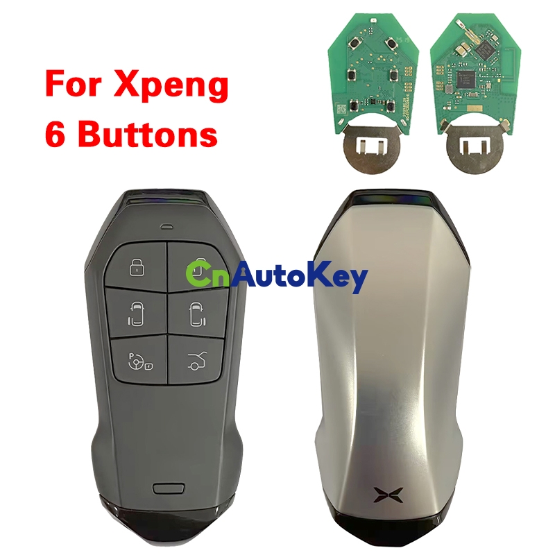 CN103002 Original Smart Key For Xpeng 6 Button Keyless Go,For Xpeng