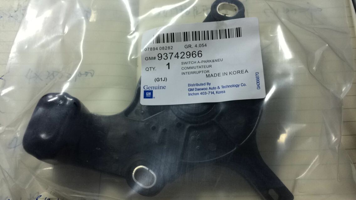 4HP16 ZF4HP-16 Automatic transmission neutral switch 93742966 4HP16-0001-AM