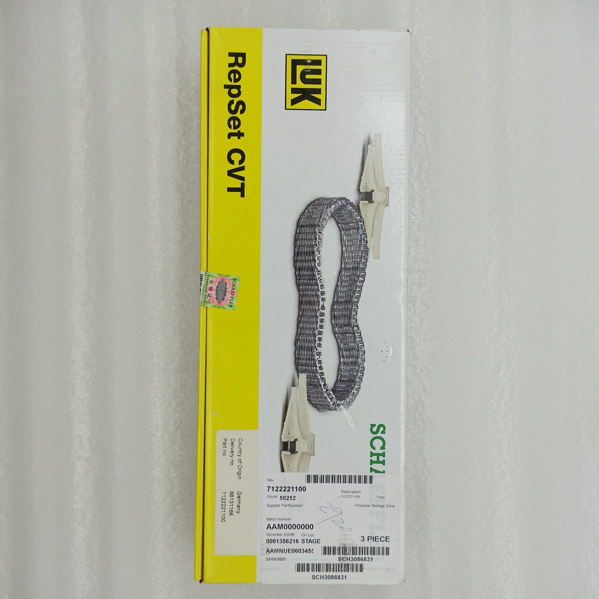 0AW-0022-OEM chain assy with chain guide VL381/0AW CVT transmission for ...