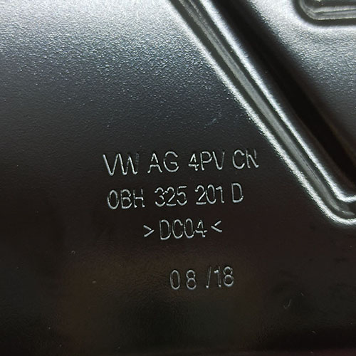 0BH DQ500 DSG oil pan OEM 0BH-0016-OEM GZJA 0BH 325 201D