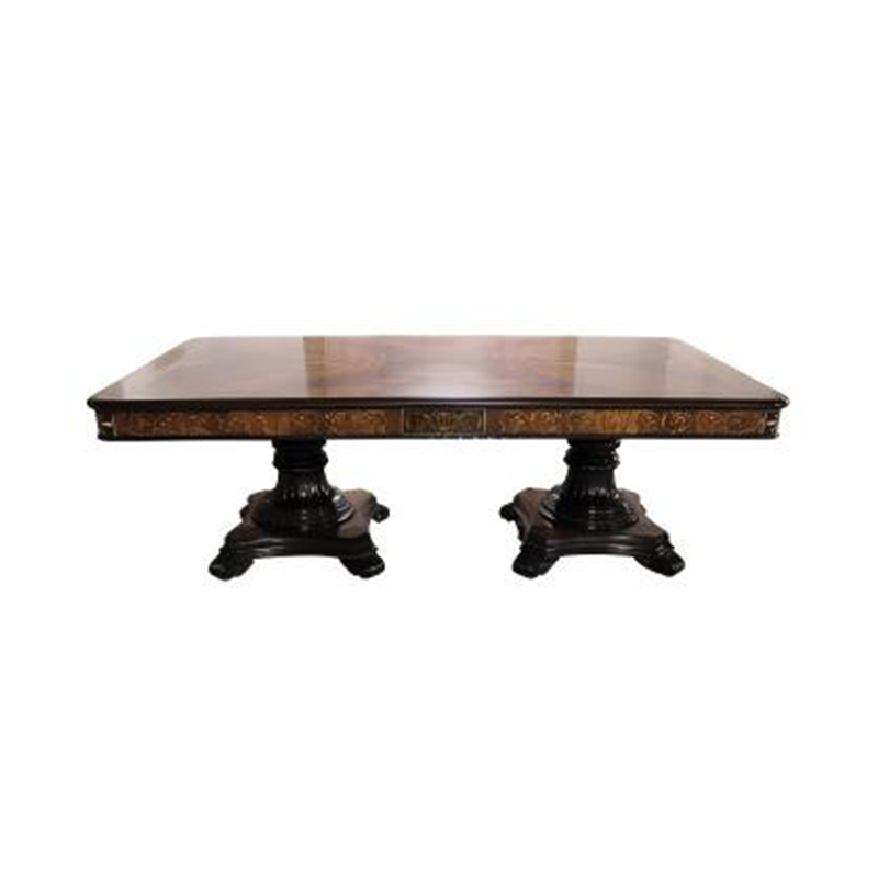 Classic Rectangular Solid Wood Dining Table – Functional Design for ...
