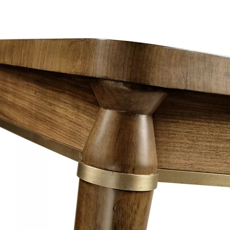 Classic Solid Wood Rectangular Dining Table for Traditional Dining Rooms