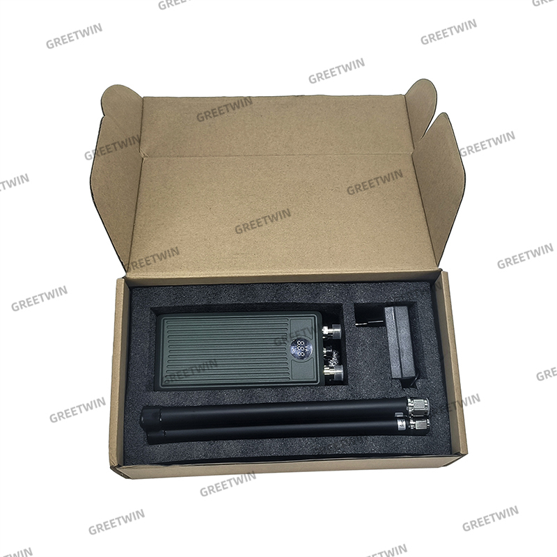 Dual band jamming FPV 300 meter range 2.4G 900MHz Drone FPV jammer