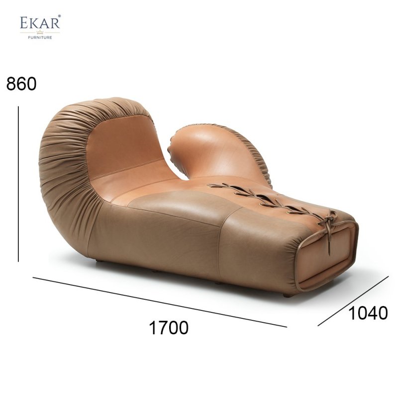 Boxing Glove-Inspired Lounge Chair