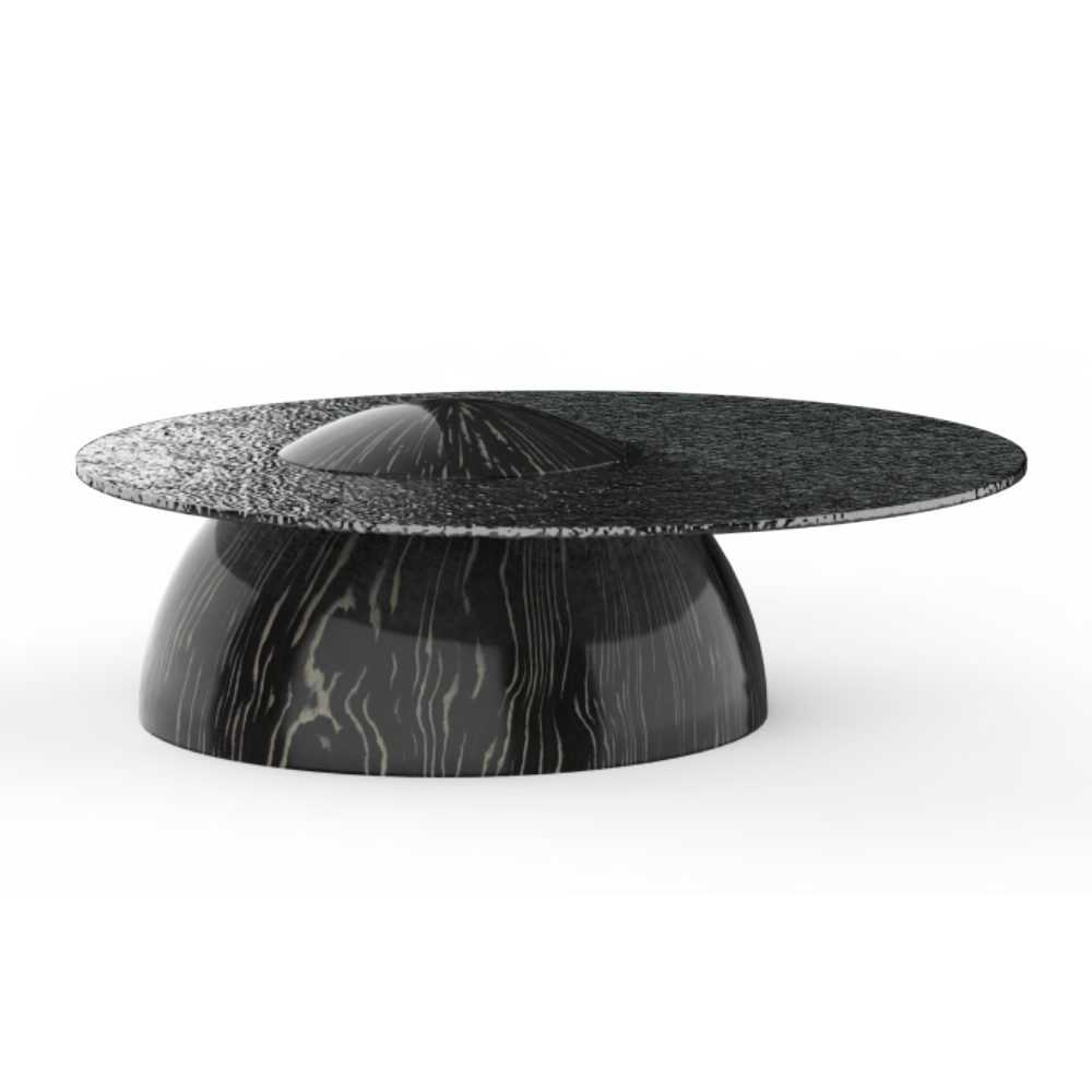 Creative Irregular Living Room Coffee Table with Marble Surface