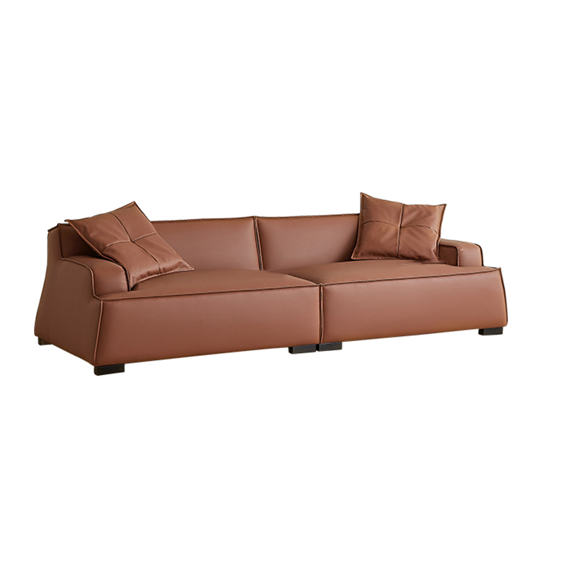 Ekar High-Density Foam Earth-Toned Modern Living Room Sofa