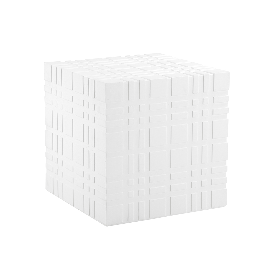 Modern Rectangular Cement Outdoor Coffee Table