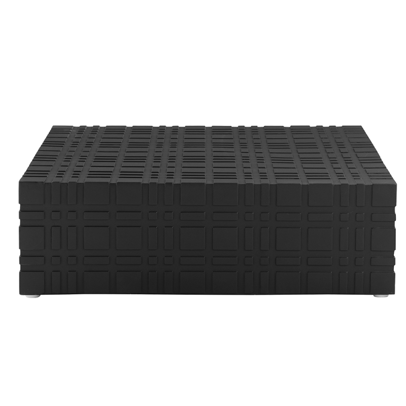 Modern Rectangular Cement Outdoor Coffee Table