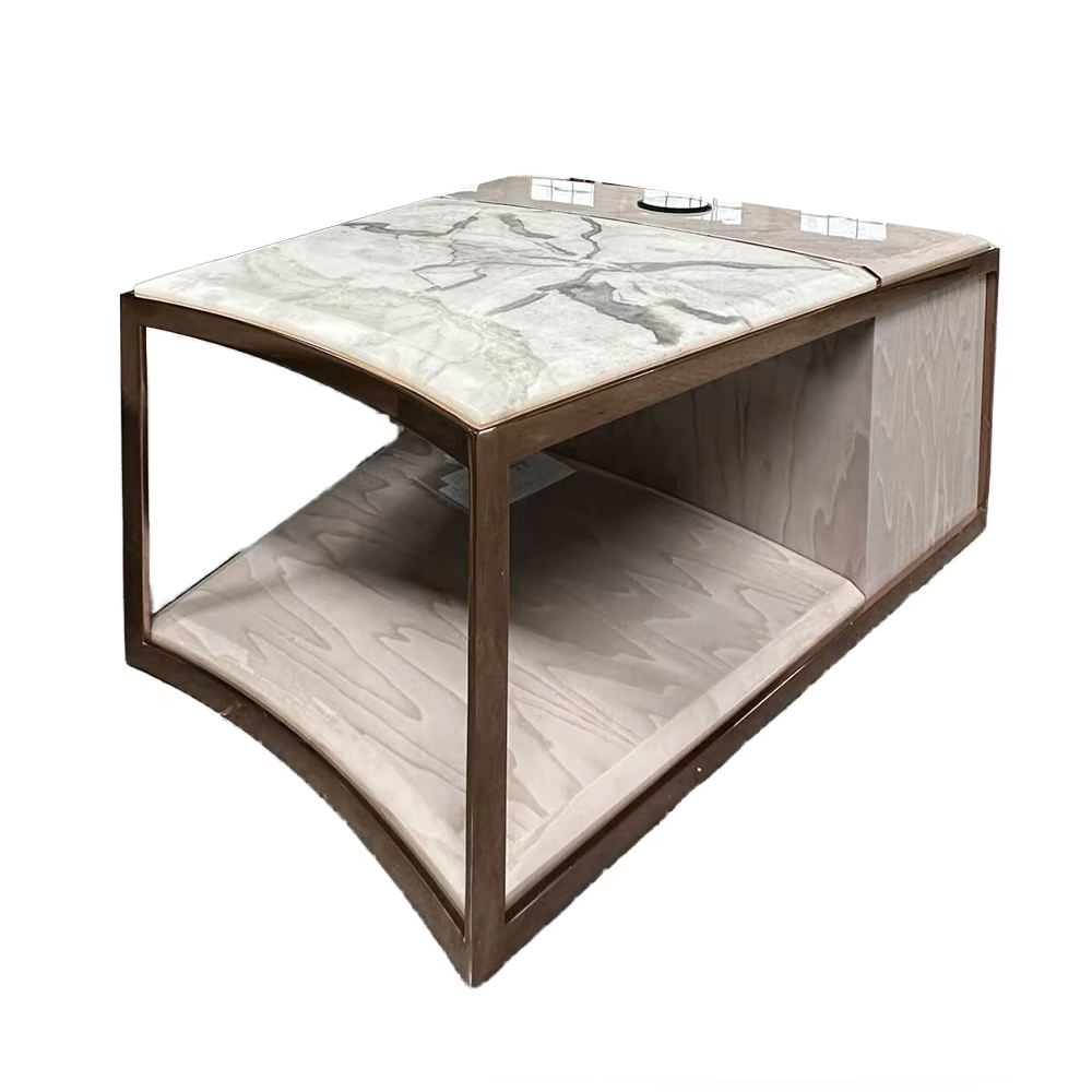 Modern Modular Marble Coffee Table Set