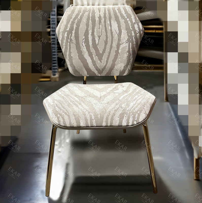 Stylish metal legs modern dining room dining chair