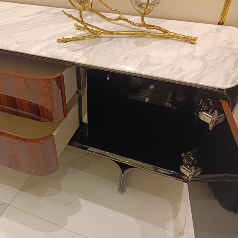 Modern Wooden TV Stand with Sleek Design