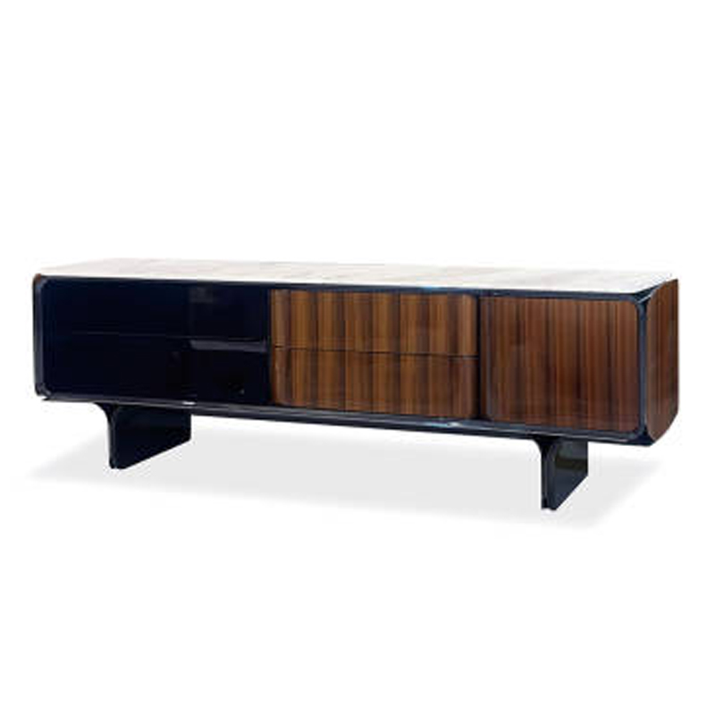 Modern Wooden TV Stand with Sleek Design