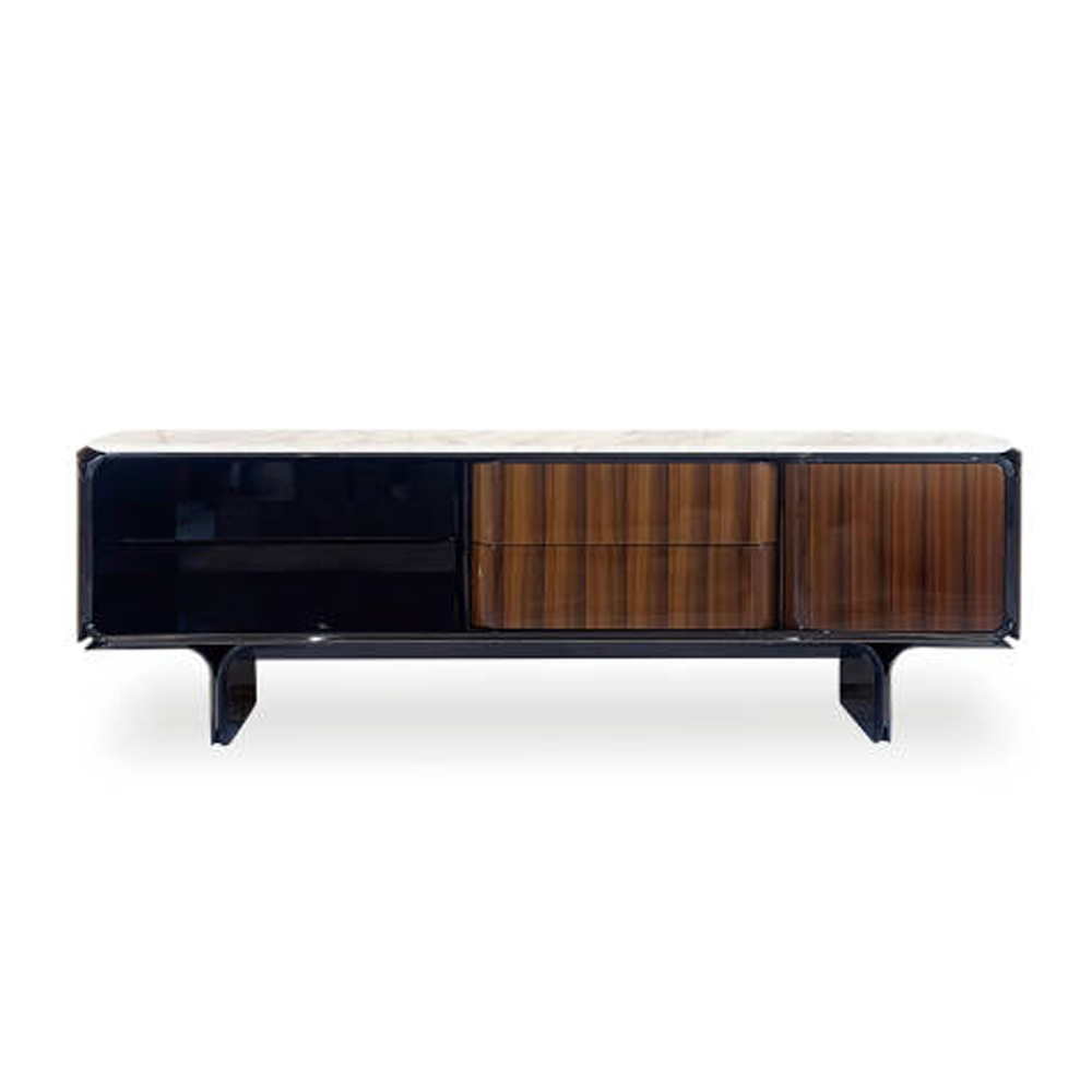 Modern Wooden TV Stand with Sleek Design