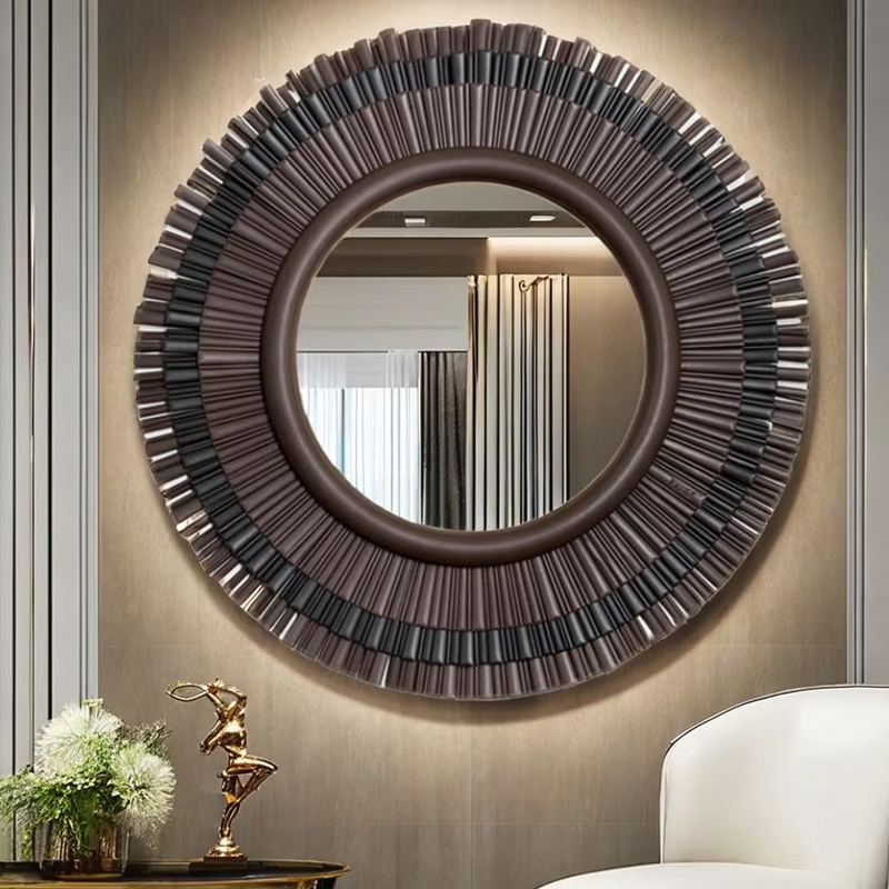 Modern Round Hallway Mirror – Sleek, Elegant Design for Contemporary Spaces