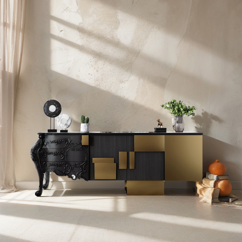 Modern Solid Wood Entryway Cabinet – Unique Design for Stylish and ...