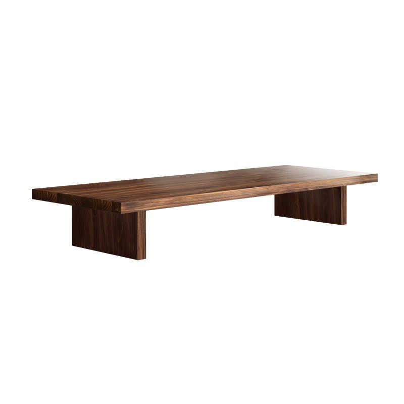 Modern Solid Wood Long Coffee Table