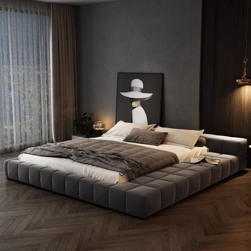 Modern Bedroom Bed with Sleek Design and Sturdy Frame